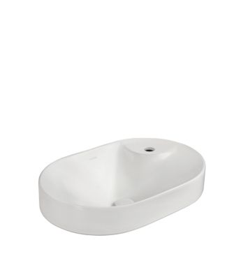 Sleek Oval Vessel W/ Faucet Deck | 31705T-1 | KOHLER